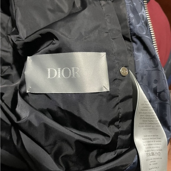 Dior | Jackets & Coats | Dior Oblique Jacket Navy Blue | Poshmark